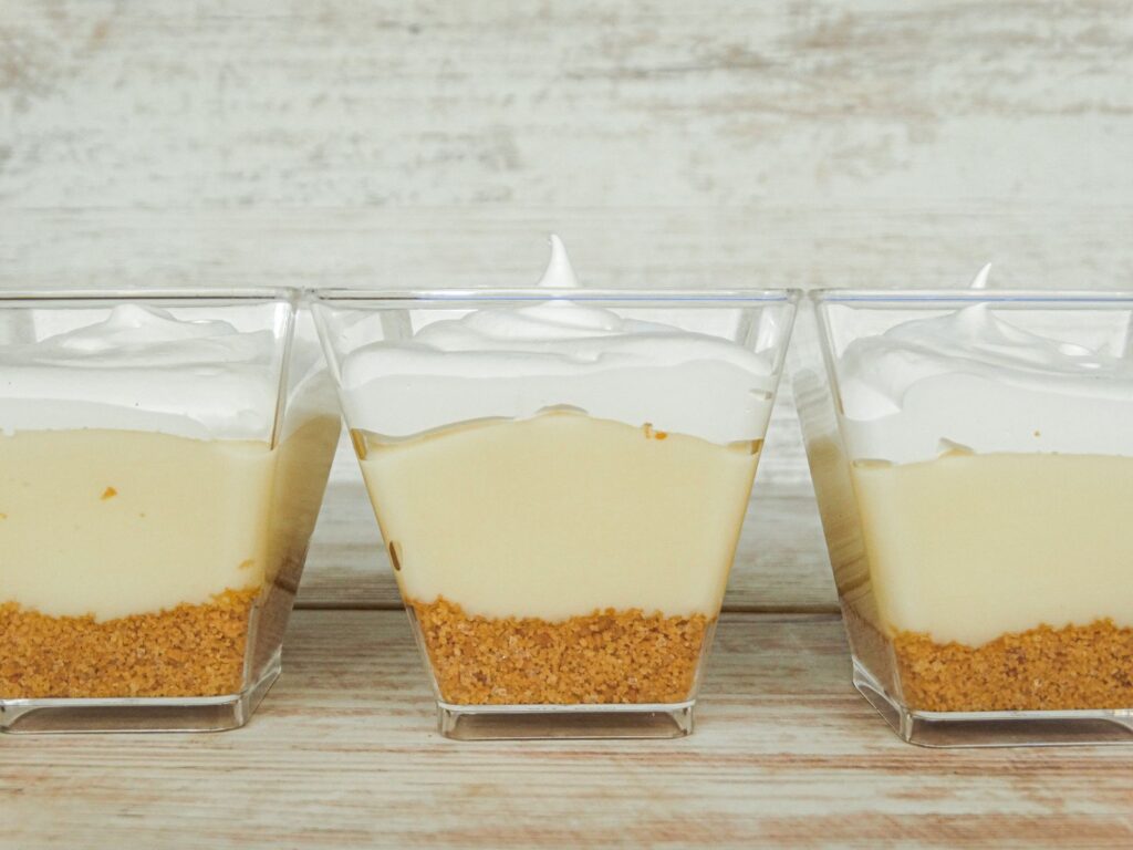 Shots dulces – Pie de limón (8 unidades) – La Clau Repostería